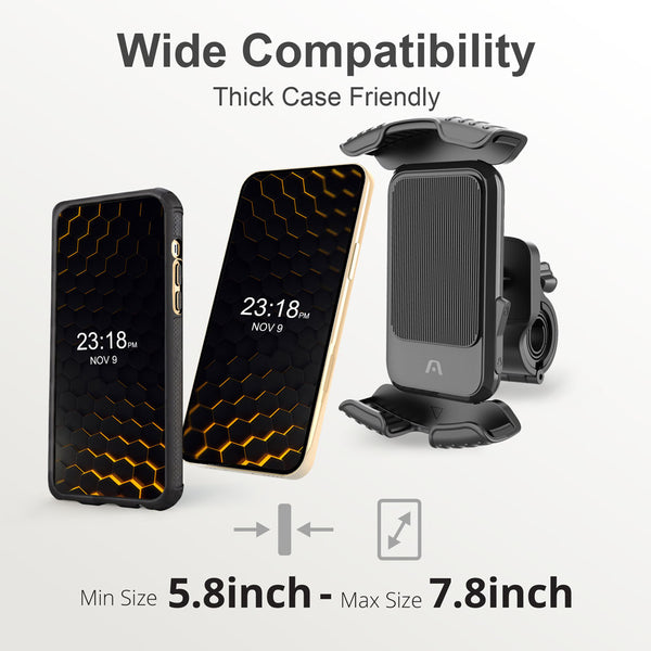 Bike & Motorcycle Phone Holder - www.argomtech.com