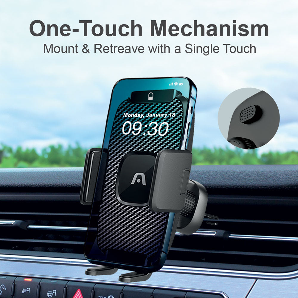 One-Touch Car Phone Holder - www.argomtech.com