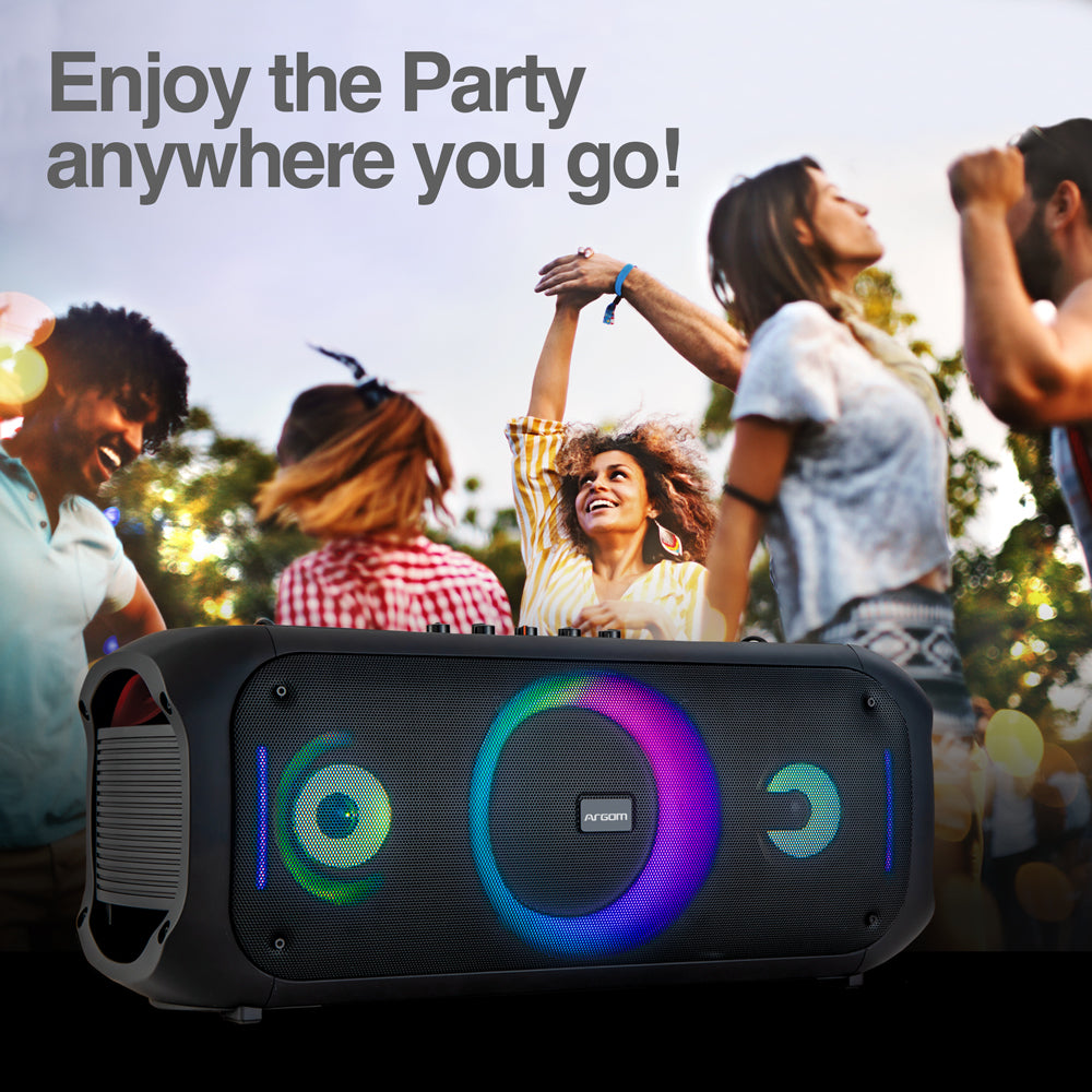 Rave 75 TWS Wireless BT Party Speaker with LED Lights - www.argomtech.com