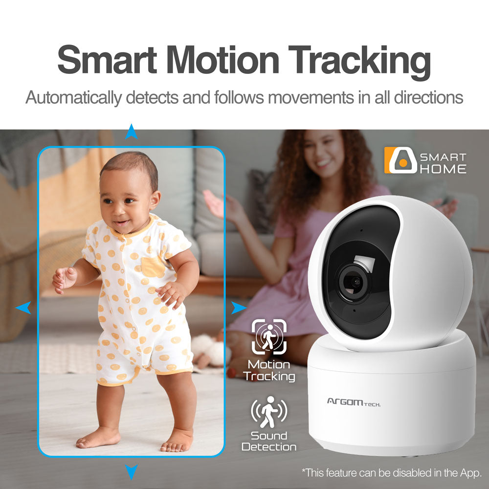 Convoy 40 Smart Wi-Fi Full Motion Indoor 2K QHD Camera - www.argomtech.com