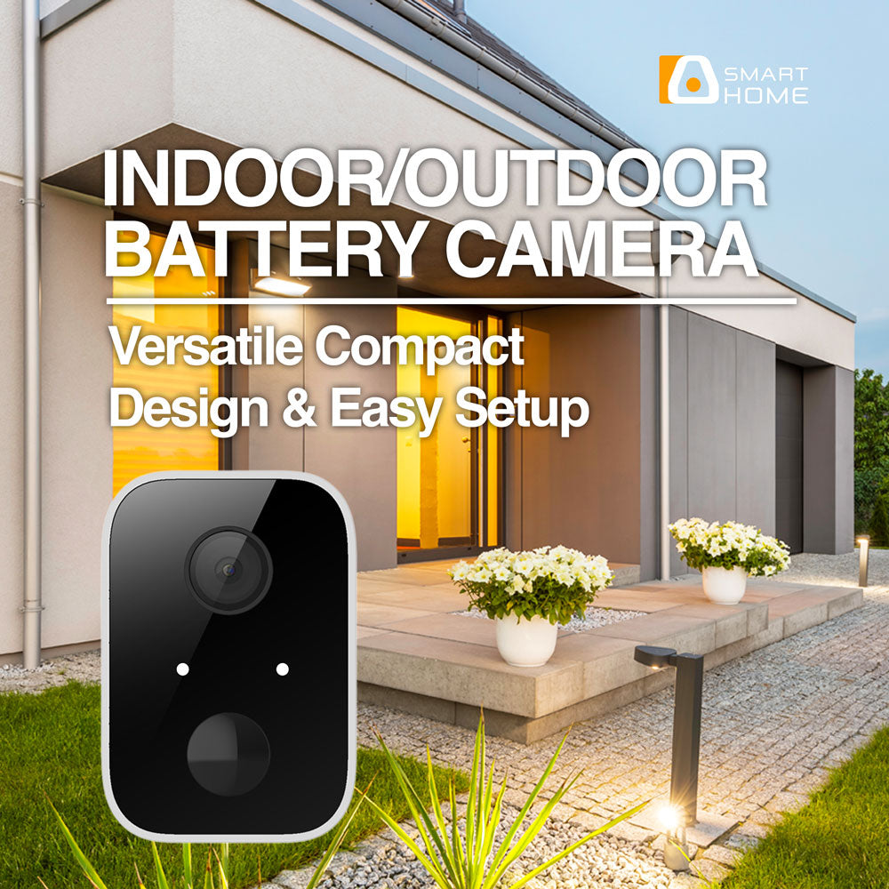 Convoy 90 Smart WiFi Indoor & Outdoor Battery Powered 1080p FHD Camera ...