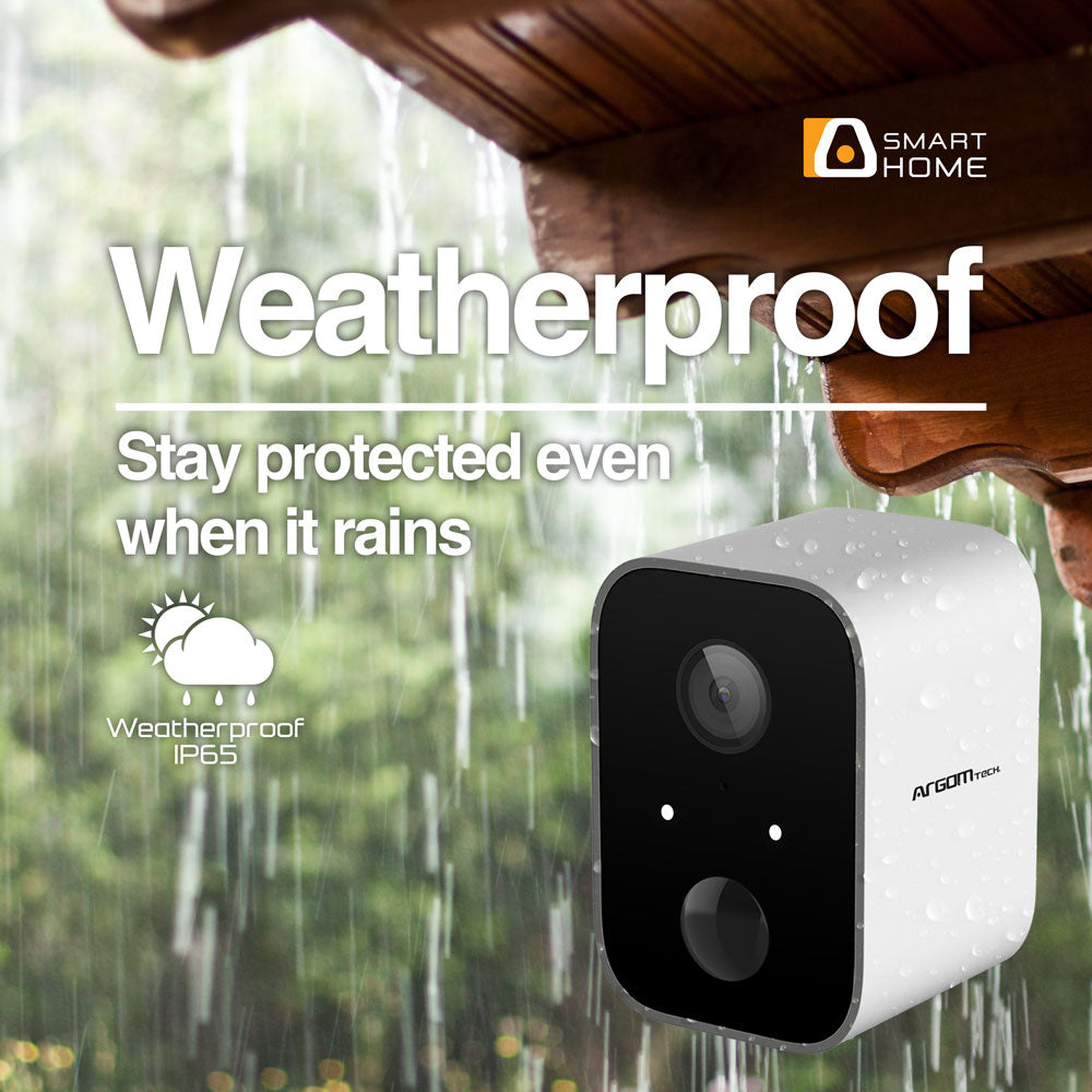 Convoy 90 Smart WiFi Indoor & Outdoor Battery Powered 1080p FHD Camera ...