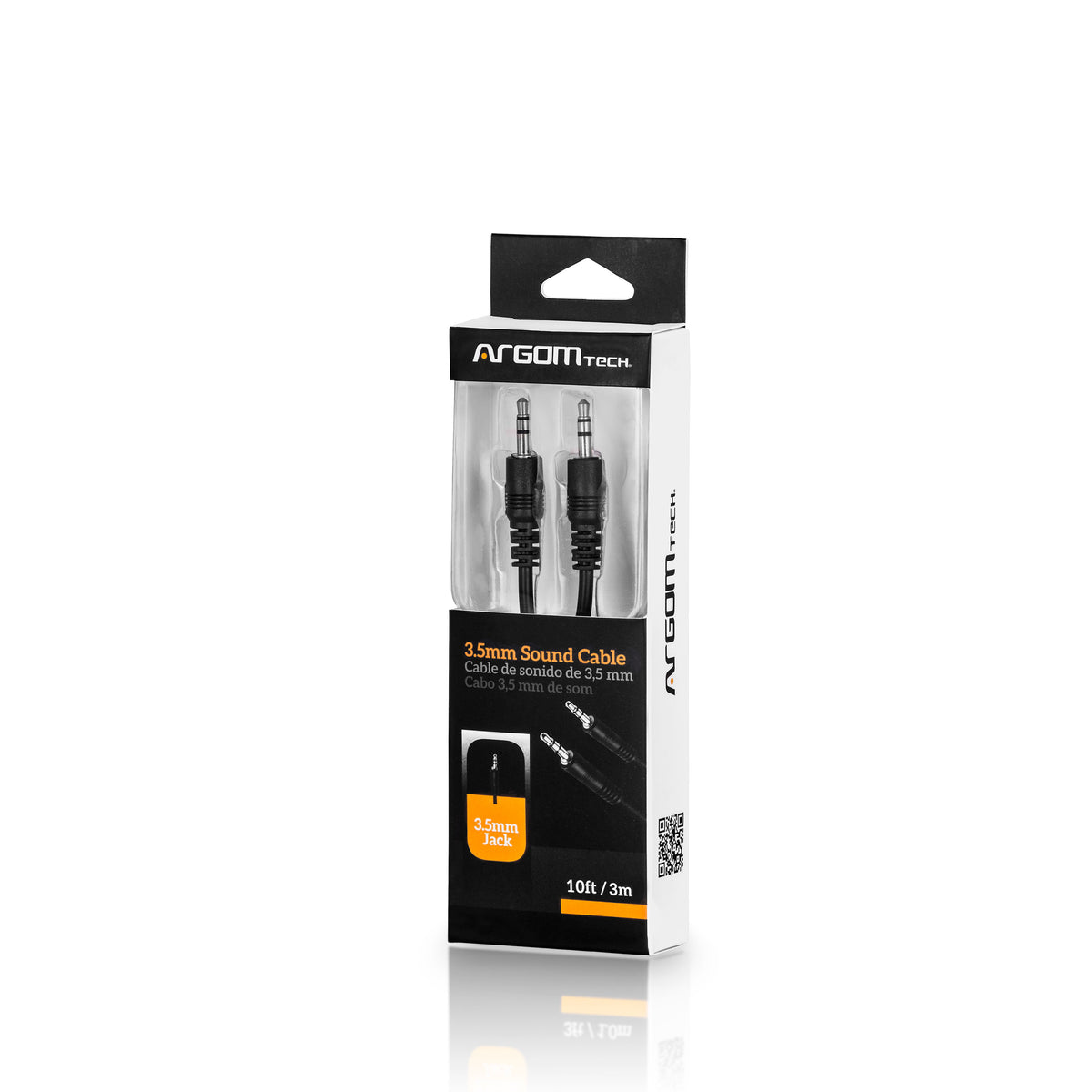 3.5mm to 3.5mm M/M Cable - 10ft/3m - www.argomtech.com