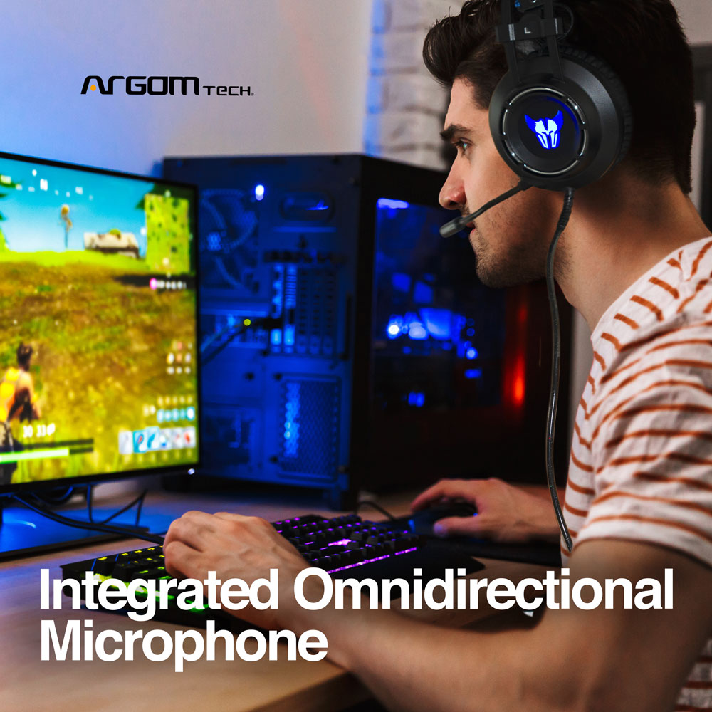 Combat HS46 Gaming Headset with Microphone - www.argomtech.com