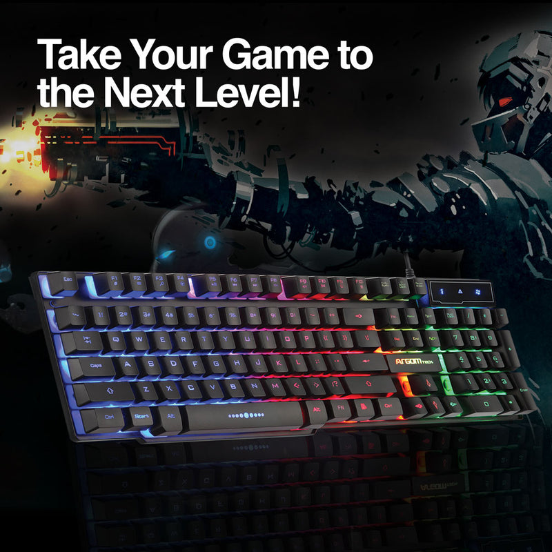 Combat Gaming Keyboard & Mouse Combo KB51 - www.argomtech.com