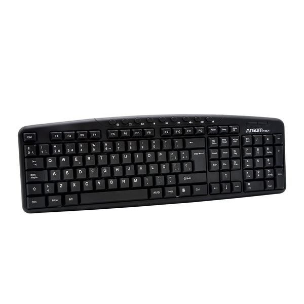 Multimedia Spanish Keyboard USB - www.argomtech.com