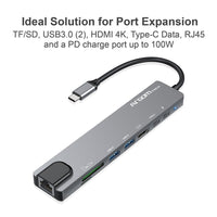 One Axess 8-in-1 Type-C Hub with 100W PD Passthrough - www.argomtech.com