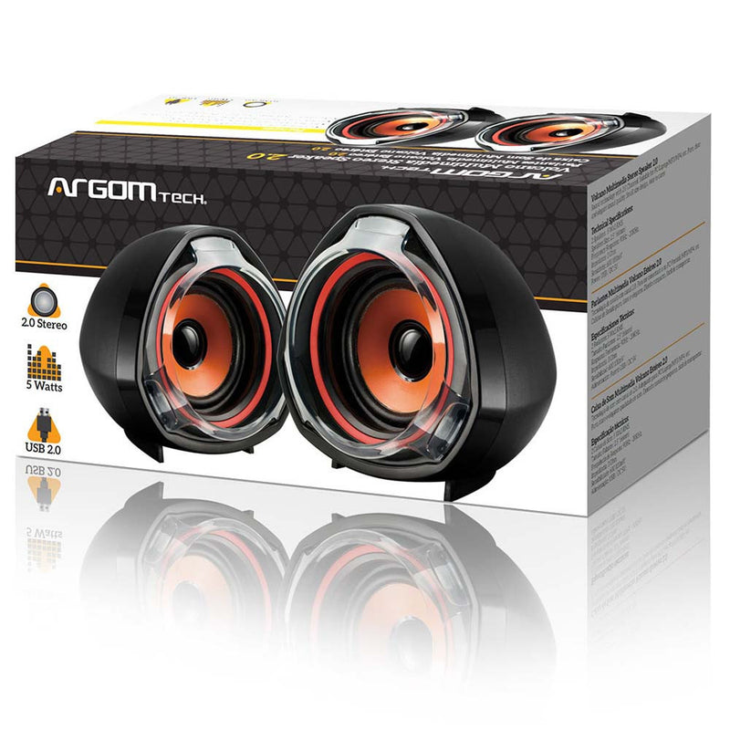 Volcano Multimedia Stereo Speakers 2.0 - www.argomtech.com